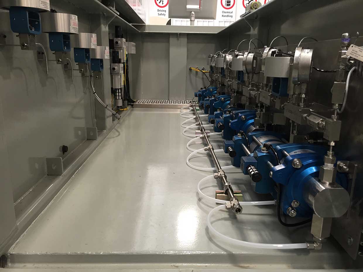 High-Pressure Multi-Panel Hydrostatic Test Enclosure | Xilix Systems