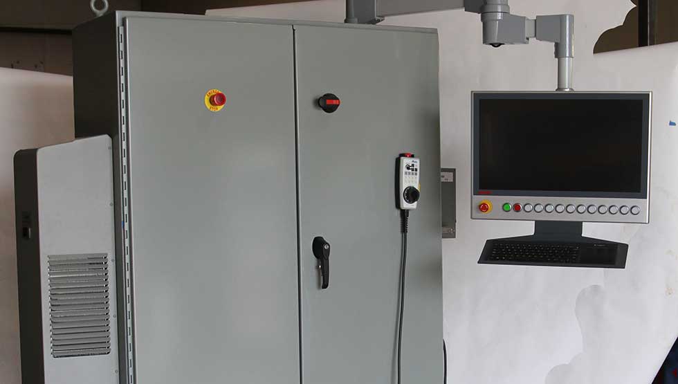 Electrical Cabinet Panel with A/C and HMI Interface | Xilix Systems